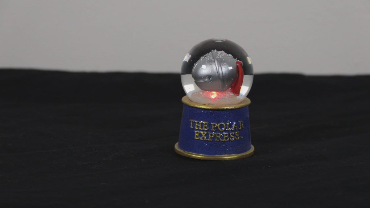 The Polar Express Lighted Snow Globe Bell – Blackstone Valley Polar ...